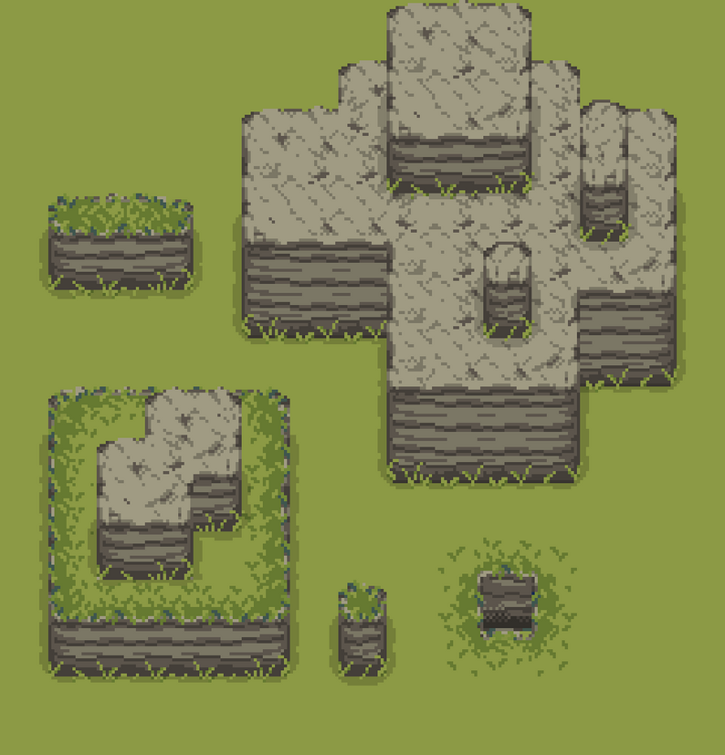 Top Down Forest Tileset by PixiVan