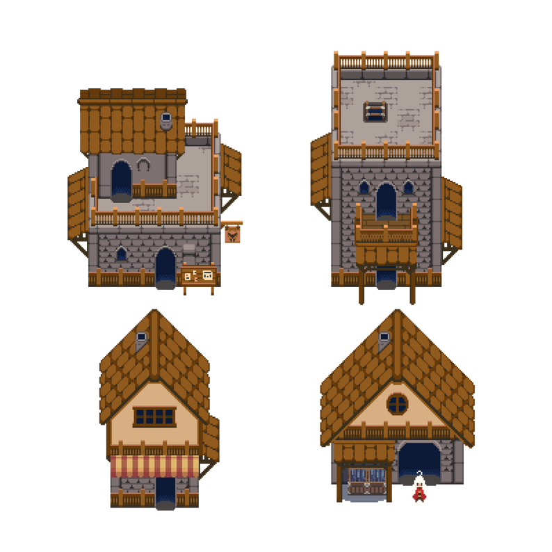 Top Down Forest Tileset by PixiVan