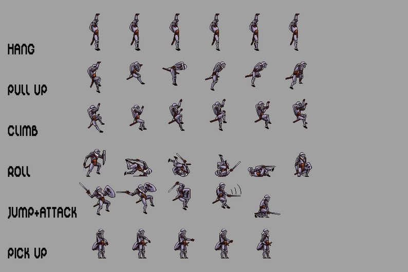 Free Fantasy Knight by Free Game Assets (GUI, Sprite, Tilesets)