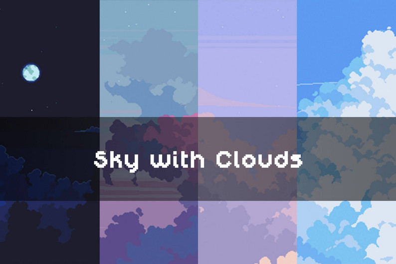 Free Sky Backgrounds by Free Game Assets (GUI, Sprite, Tilesets)
