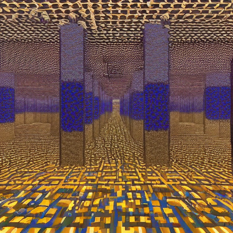 CyberSpace Backgrounds Inspired by LSD: Dream Emulator by BTL games