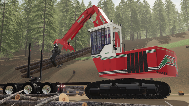 FS19 Madill 2850C Log Loader by Elk Falls Logging