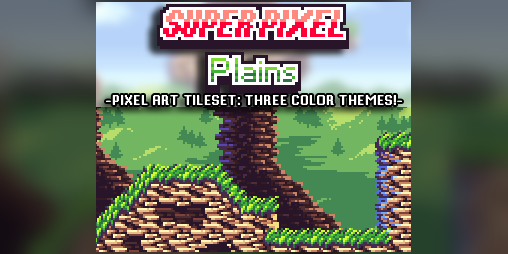 Super Pixel Plains Tileset by unTied Games