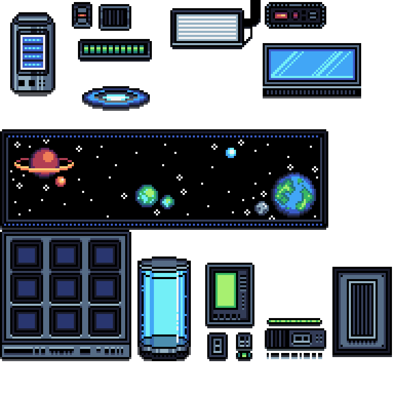 Space Themed Assets By Gurokitty Space Themed Assets By Gurokitty