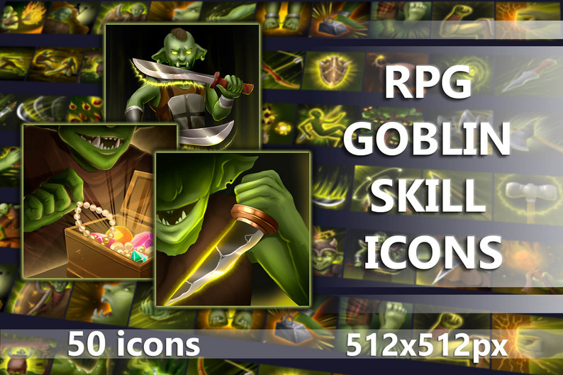 RPG Goblin Skills by Free Game Assets (GUI, Sprite, Tilesets)