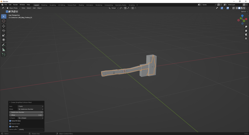 Blender Simple Collision Mesh Generator by Jon
