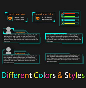 Advanced Sci-Fi Game user interface asset pack by SunGraphica