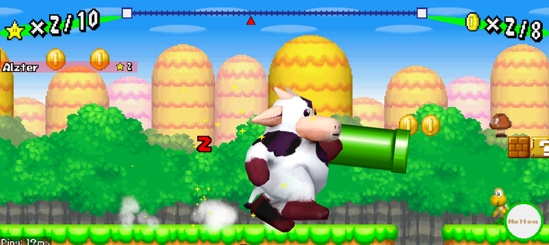 Mario VS Luigi & Moomoo by Alzter