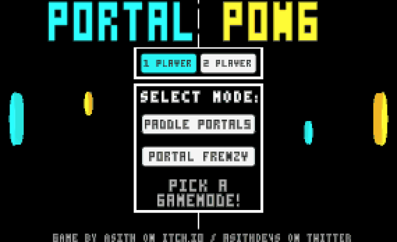 Portal Pong by Asith