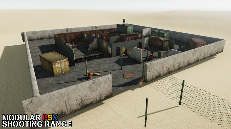 Modular PSX Shooting Range Kit by Comp-3 Interactive