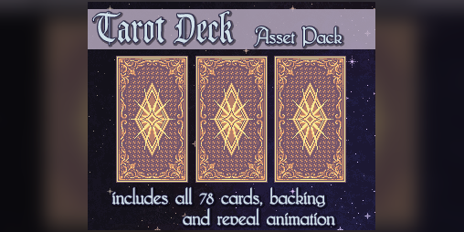 Pixel Tarot Deck asset package by chee-seekins