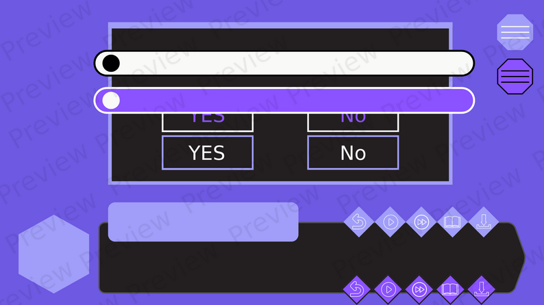 Visual Novel GUI Pack 017 by Smileflower