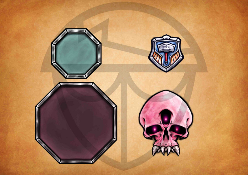 D&d Illustrated tokens - Heroes and monsters starter set by TornioDuva