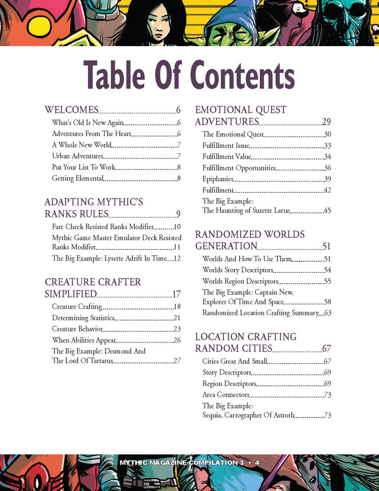 Mythic Magazine Compilation 3 by Word Mill Games