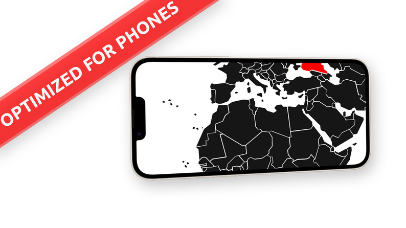 Interactive 2D World Map for unity [based on vector graphics] by Naoufel