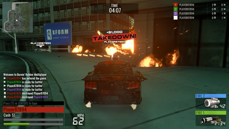 Burnin' Rubber Multiplayer by XformGames Burnin' Rubber Multiplayer by XformGames