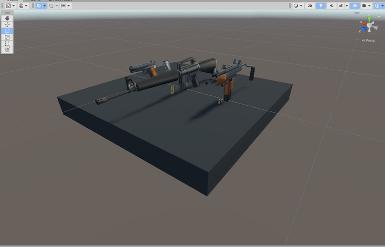 Free Lowpoly Guns Pack by Sami