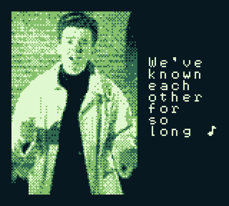 Rick Roll for Game Boy by allyhathaway