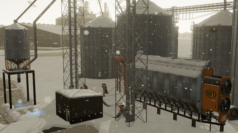 FS22 GSI Grain Bin Complex Storage only by Cunningham Modding