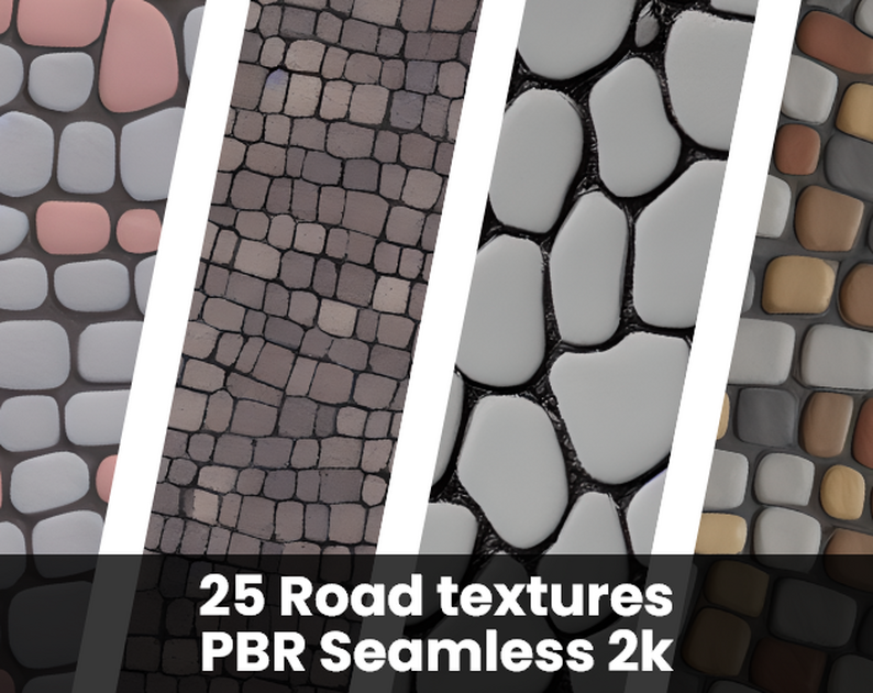 25 Road - Textures PBR by nafgames