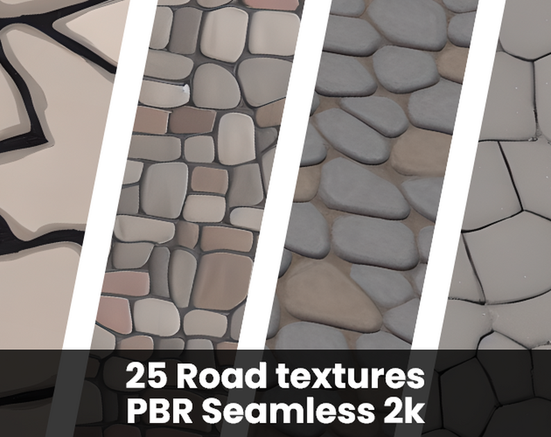 25 Road - Textures PBR by nafgames