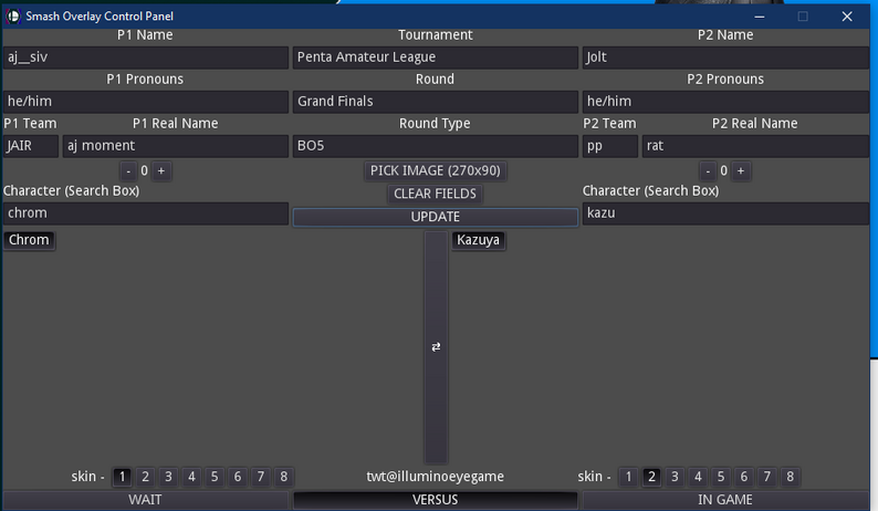 Smash Ultimate Stream Tool by IllumiNoEye_Gaming