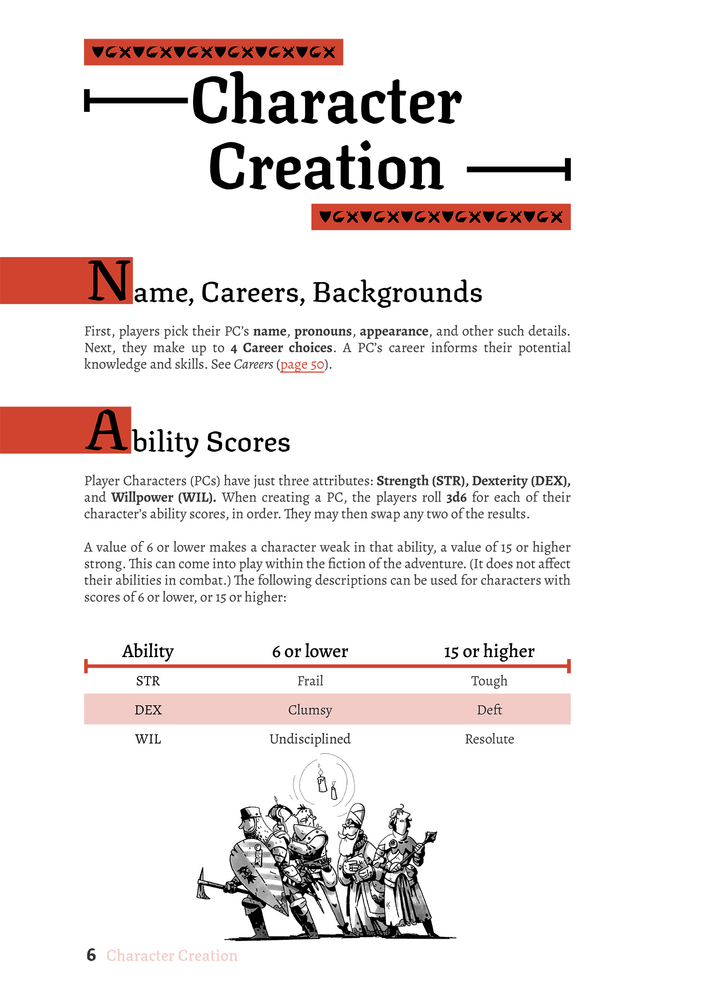 Block, Dodge, Parry - A Levelless, Classless Expansion of Cairn by Dice ...