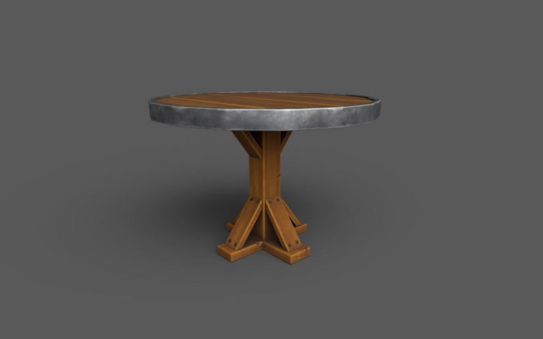 3D Low-Poly Tables by TridentGame