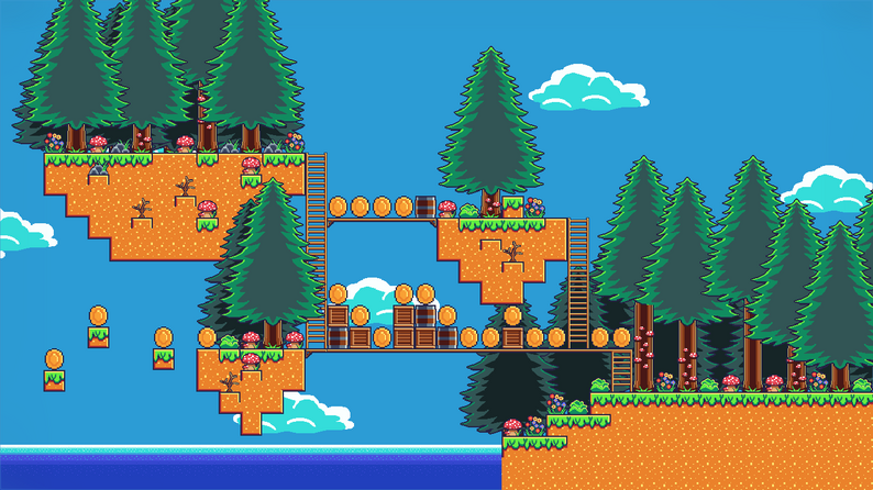 Retro Lands - A simple Tileset Pack by JustMarco