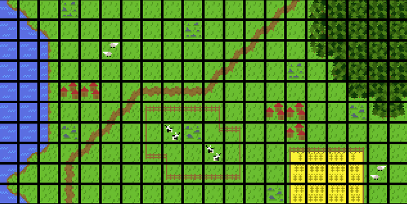 16x16 Map Tiles by Worio