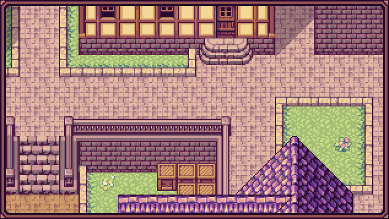 TDRPG -- Towns - Pixel Art Top-Down Tileset by Raou