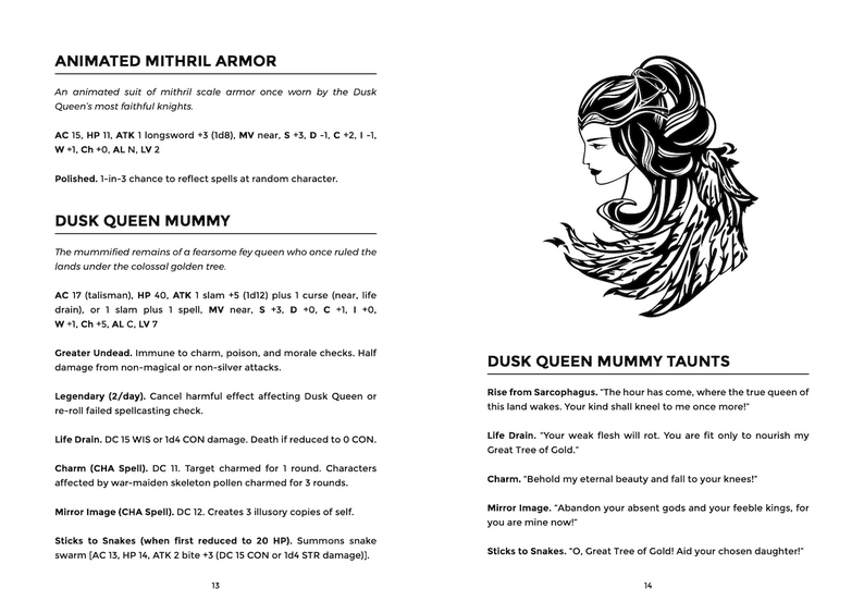 Tomb of the Dusk Queen (Shadowdark) by Sersa Victory