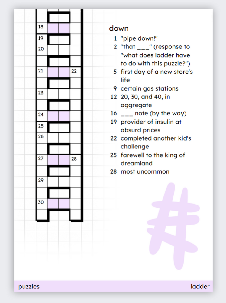 10 Somewhat More Serious Crosswords by Onefin