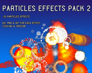 Particles effects pack 2 (AVI, PNG & GIF) by Swiss Arcade Game ...