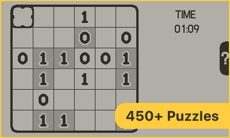 Binairo - Logic Puzzle (Playdate) by PocketGames