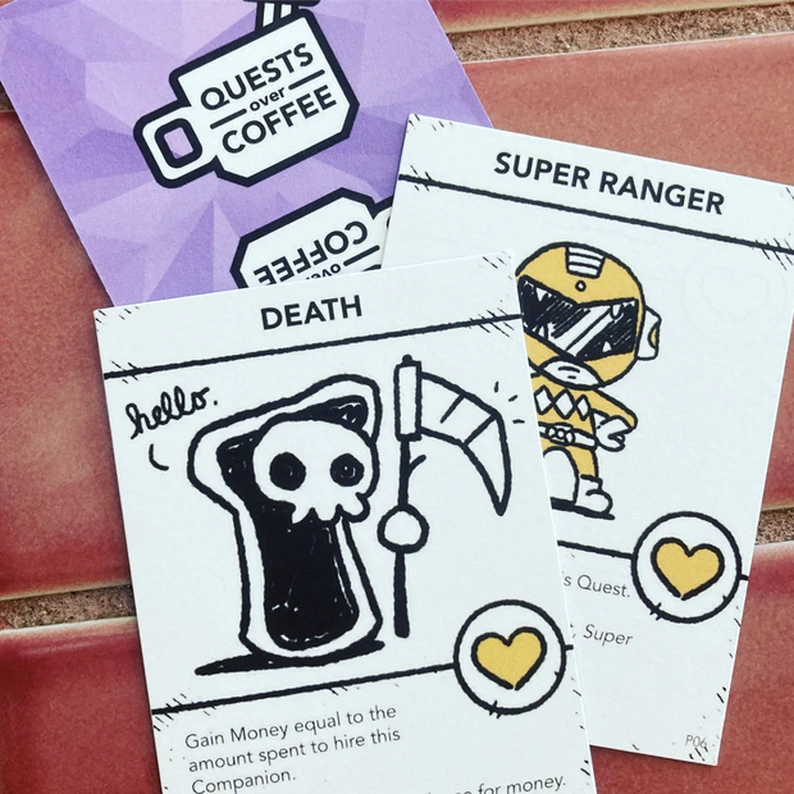 Quests Over Coffee: Patreon Goodies by Shenbot Makes