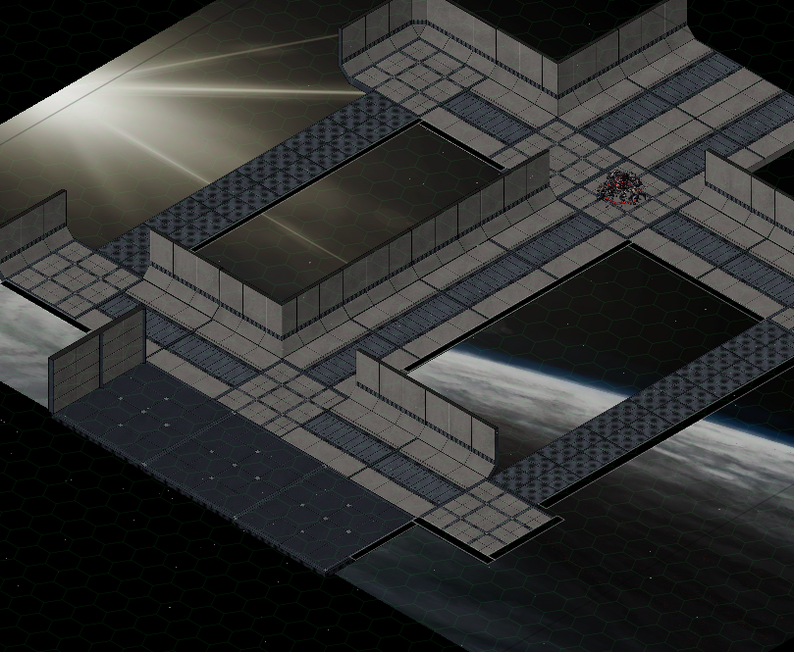 Isometric Battlefield :: Gloria Station by Starlight Furnace