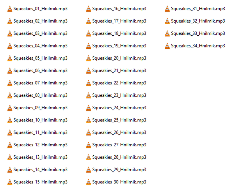 30+ Squeaky Sound Effects Pack! by Hnilmik