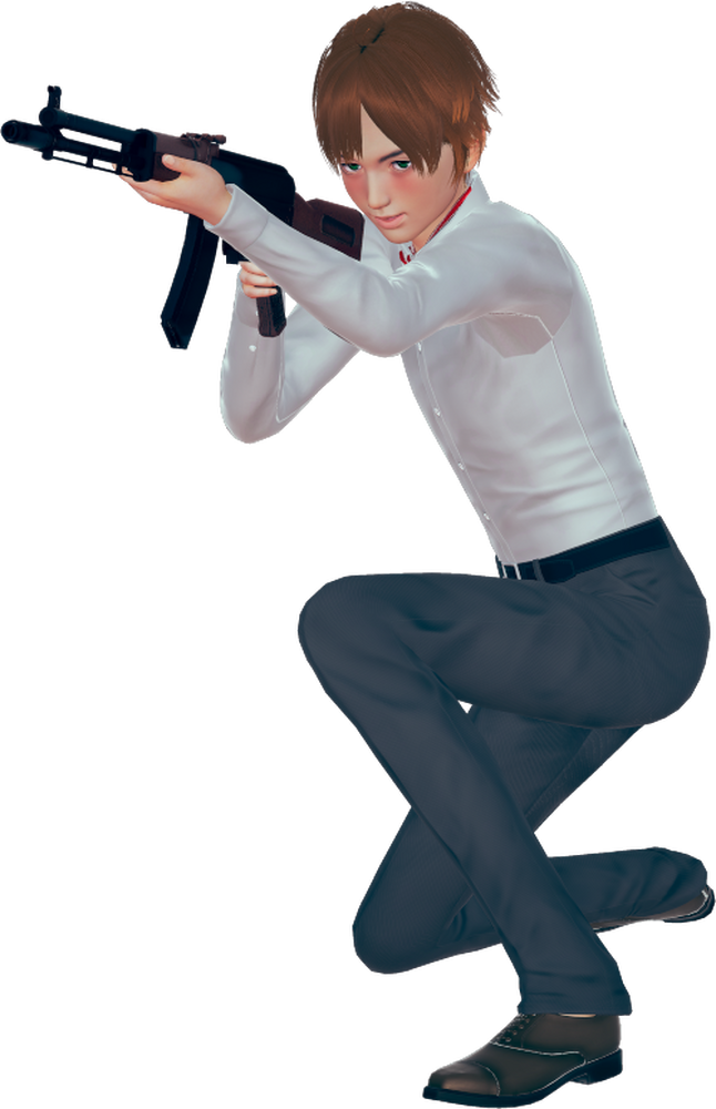 Simon Visual Novel Character Sprite with photoshop files by Quark_Yifu