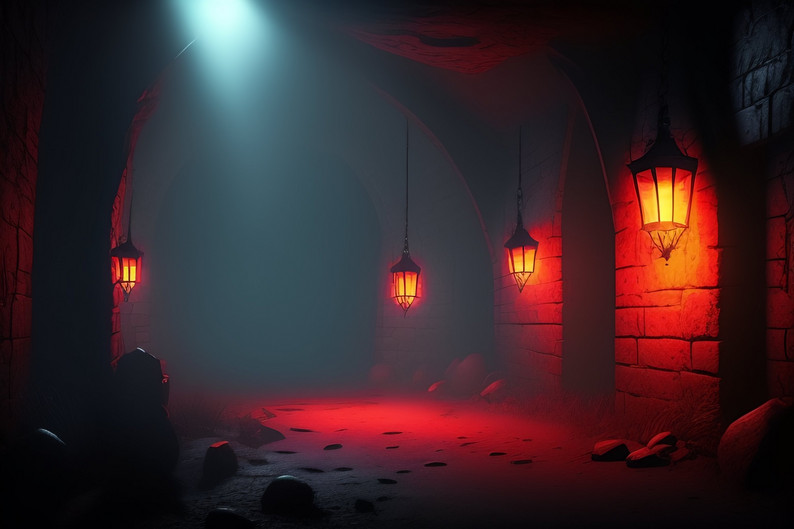 16 Free CC0 Dungeon Backgrounds by The Outlander