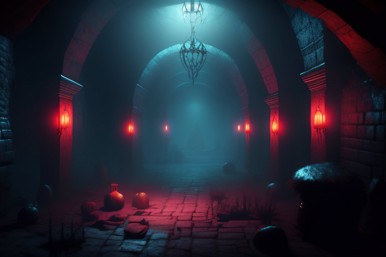 16 Free CC0 Dungeon Backgrounds by The Outlander