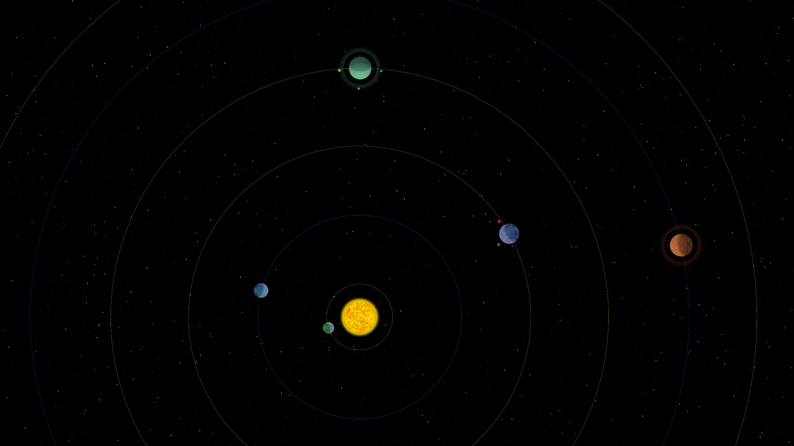 Procedural Solar System Generator by ikonic