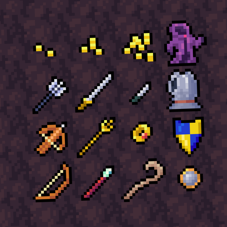 Roguelike Starter Pack 16x16 by Jay