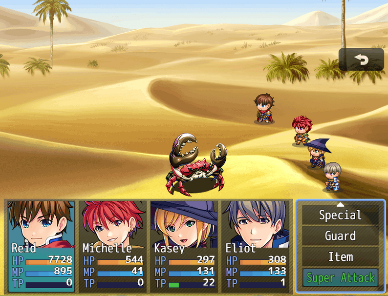 [CGMZ] Battle Command Window for RPG Maker MZ by Casper Gaming