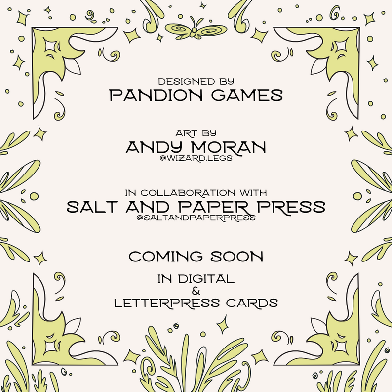 Catalyst Cards by Pandion Games