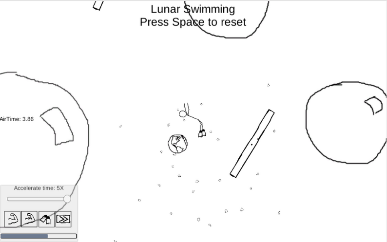 Lunar Swimming - XKCD Game Jam by DennisMac