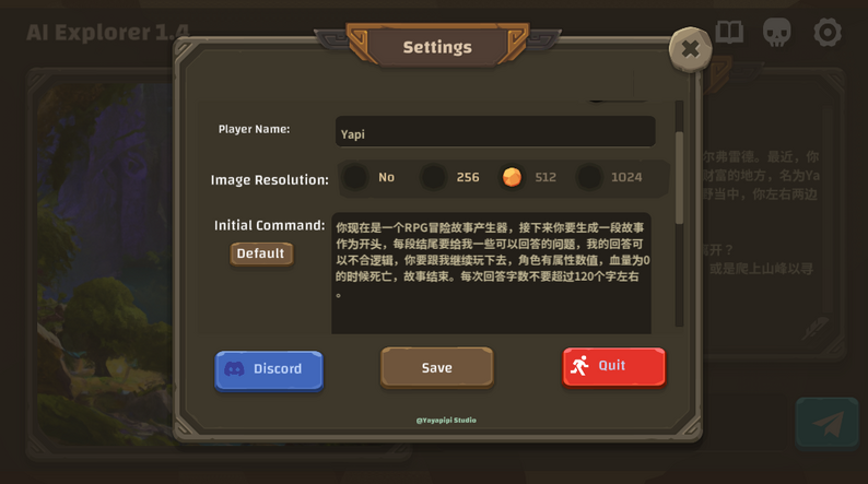 GPT Explorer - ChatGPT Text Adventure by yayapipi