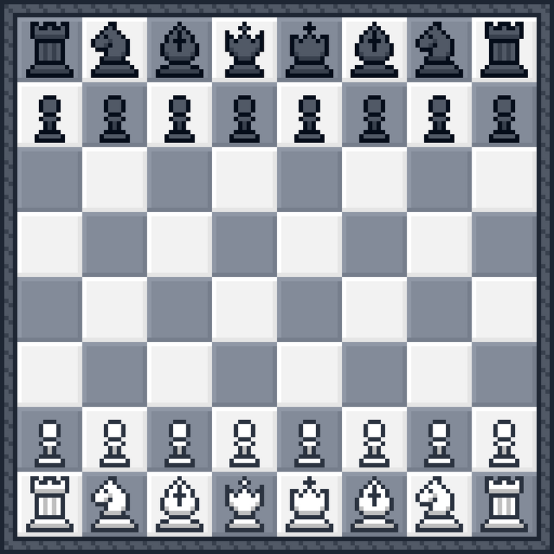 Pixel Chess Assets Pack + GUI by Brysia