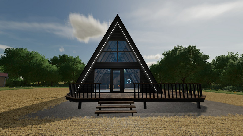 FS22 - A Frame Cabin by Squigglze