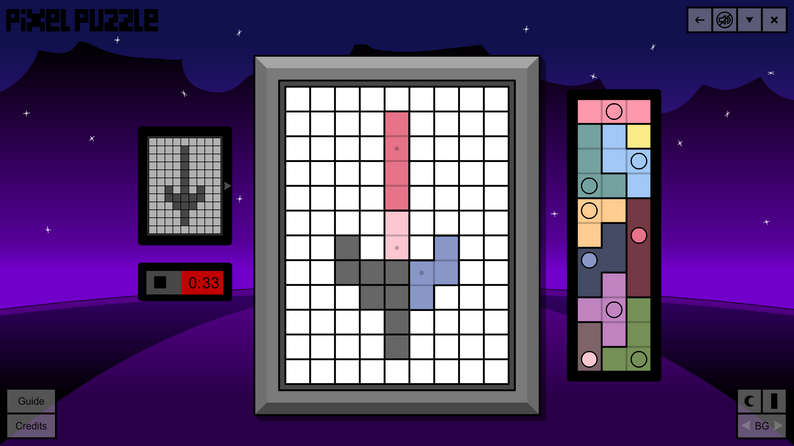 Pixel Puzzle by Veins